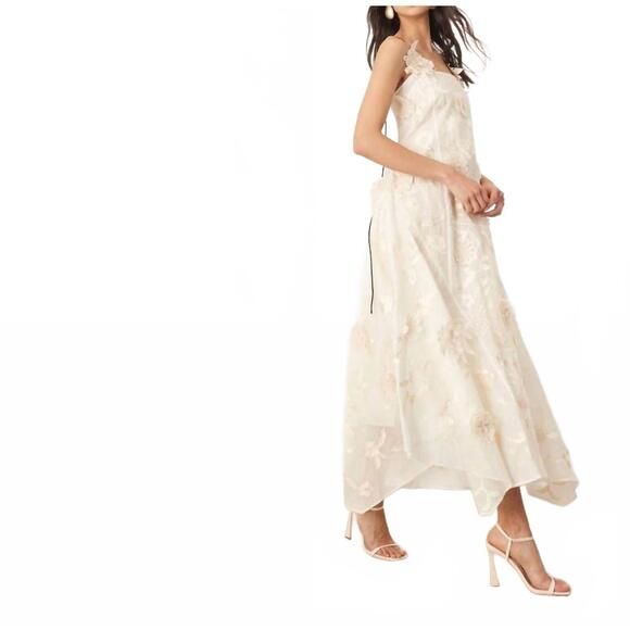 Arrange | Dresses | New Arrange Mirrored Applique Floral Embroidered ...